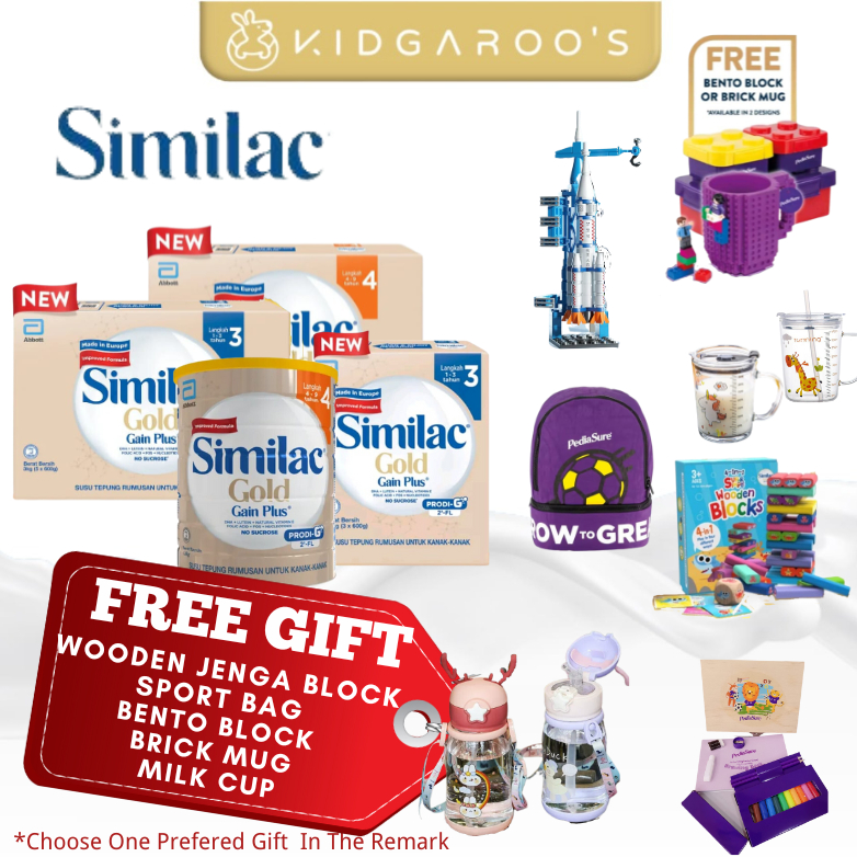 Similac Gain Plus - Stage 3 / Gain Kid - Stage 4 1.8KG Tin/Refill ...