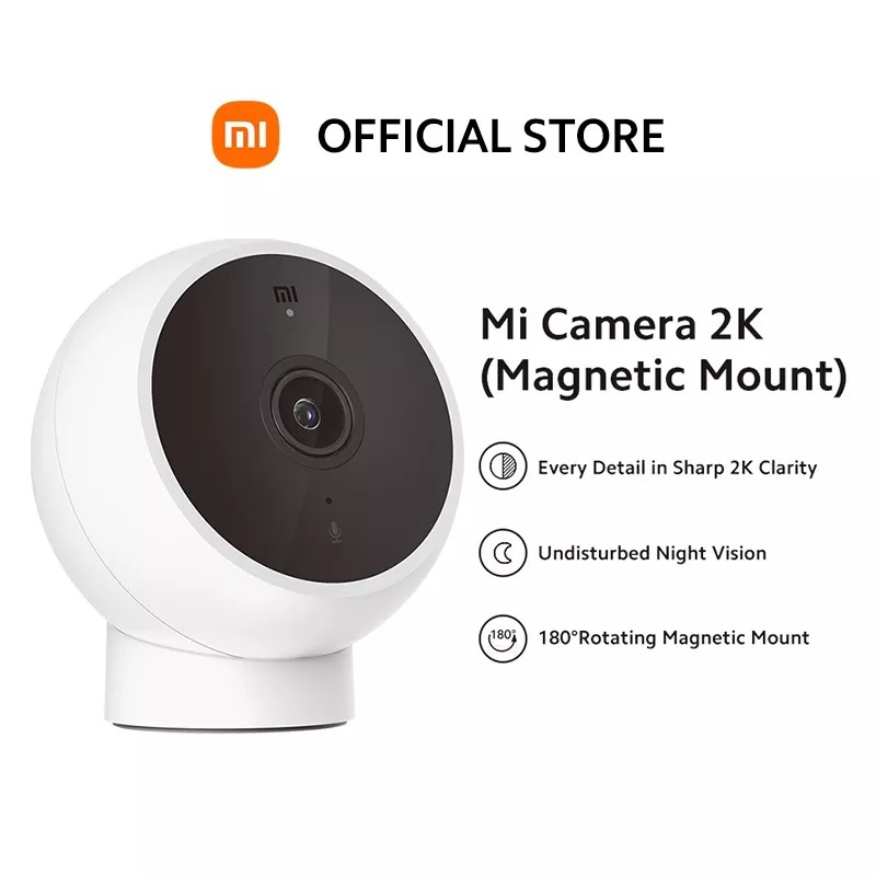 Xiaomi CCTV 2K Magnetic Mount Mi Smart Surveillance Camera Small Mini ...
