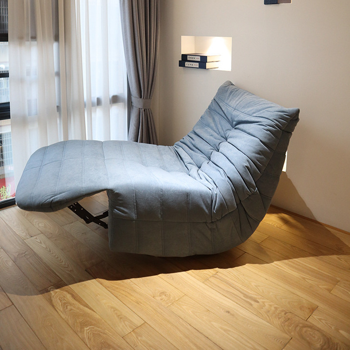 Caterpillar Lazy Sofa with Foot Rest Worm Rocking Lying Chair Living ...