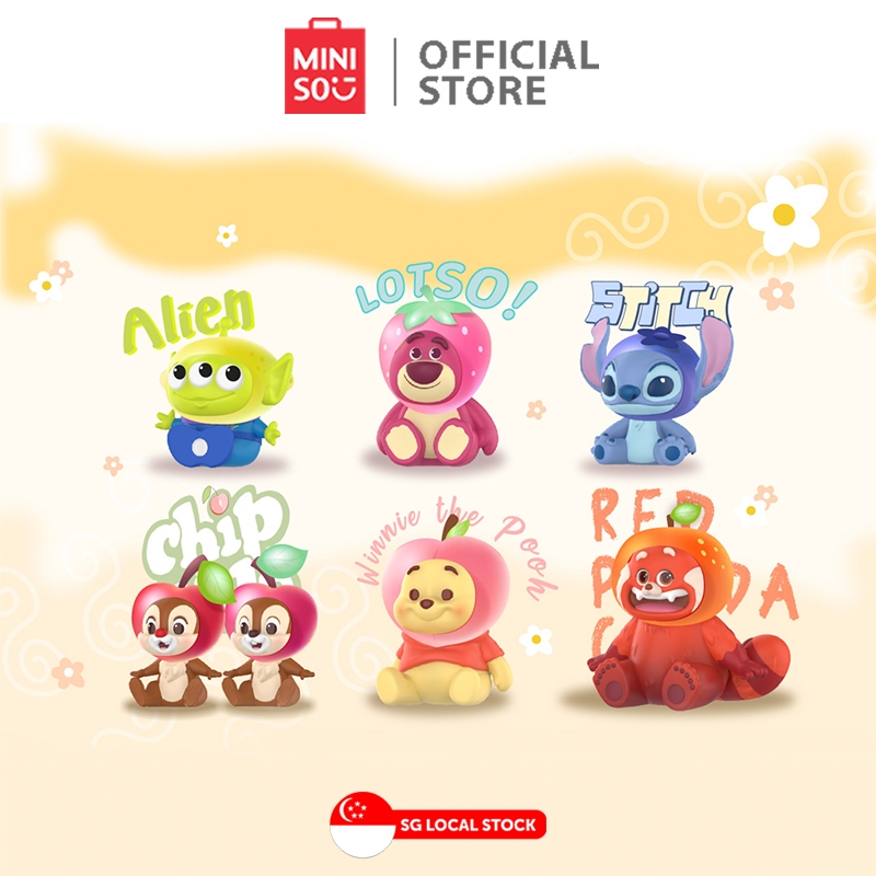MINISO Disney Blind Box (Fruit Hat Figure/Pixar Surprise Candy Figure ...