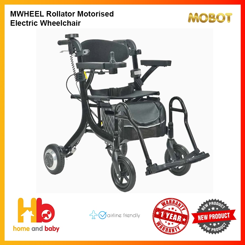 MWHEEL Rollator Motorised Electric Wheelchair | Shopee Singapore