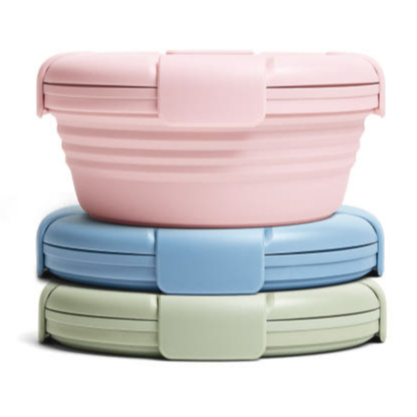 STOJO Folding Round Lunch Box Container 1100ml Collection | Shopee ...