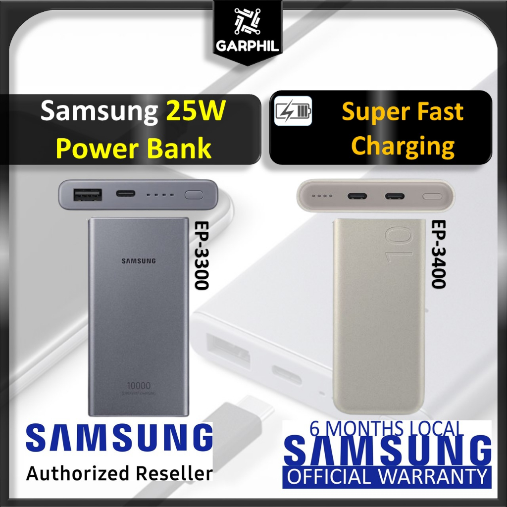 Samsung Battery Pack EB-P3400 - 25W Super Fast Charging Powerbank (Type ...