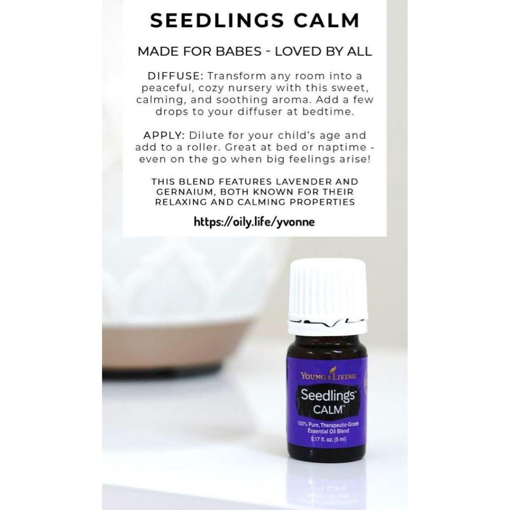 100 Original Young Living Seedlings Calm Pure Essential Oil Blend 5ml Shopee Singapore