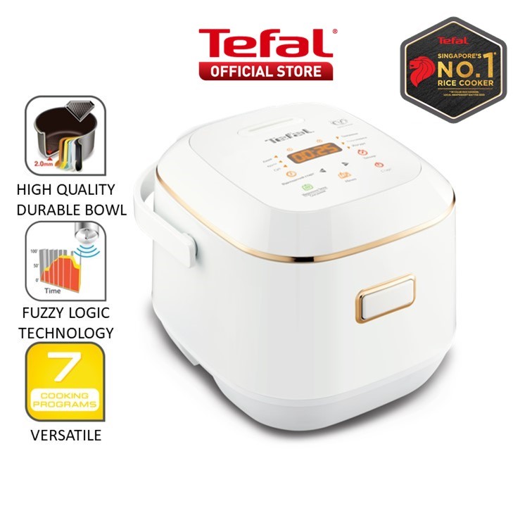 Tefal Mini Fuzzy Spherical Pot Rice Cooker 0.7L RK6011 – 7 Programmes ...