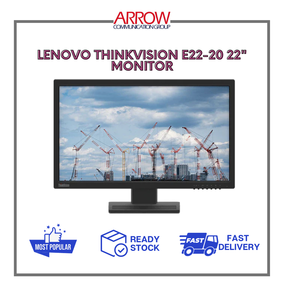 Lenovo ThinkVision E22-20 22" Flat Panel Monitor | Shopee Singapore