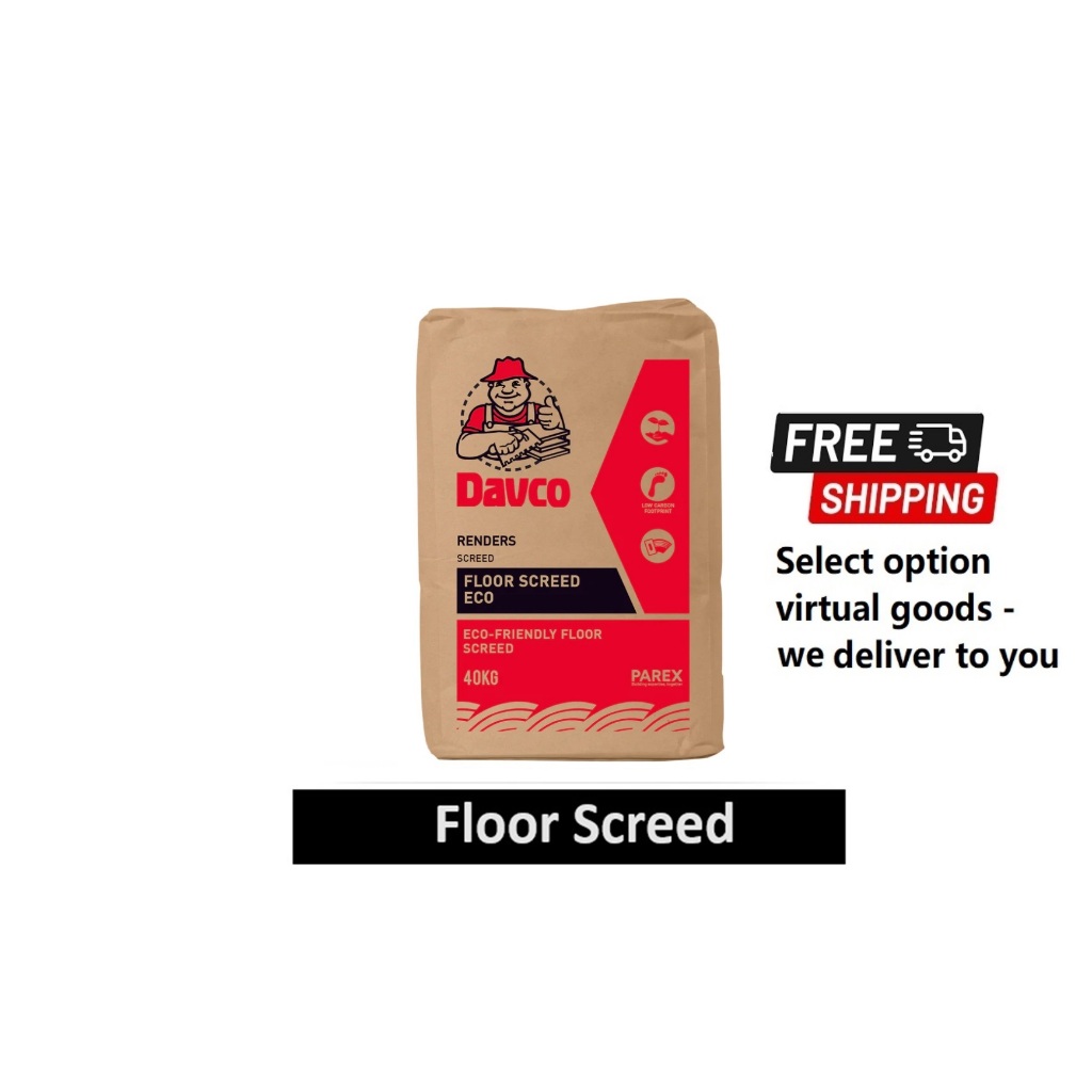 Cement Floor Screed Davco Eco 40KG Free Delivery | Shopee Singapore