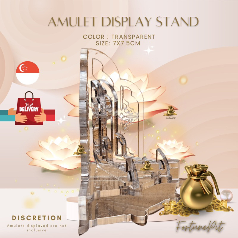 [SG INSTOCKS ] AMULET DISPLAY STAND / TRANSPARENT DISPLAY STAND ...