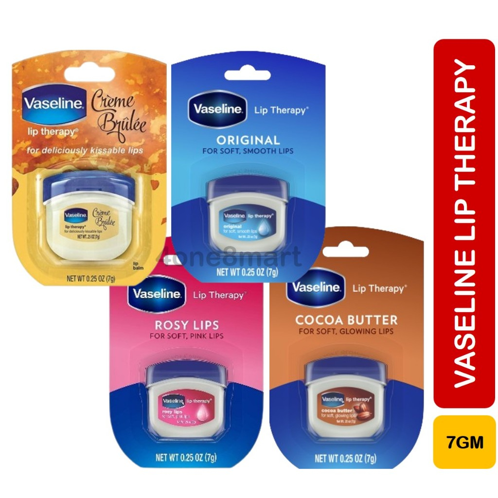 Vaseline Lip Therapy Balm Petroleum Jelly, 7g | Shopee Singapore