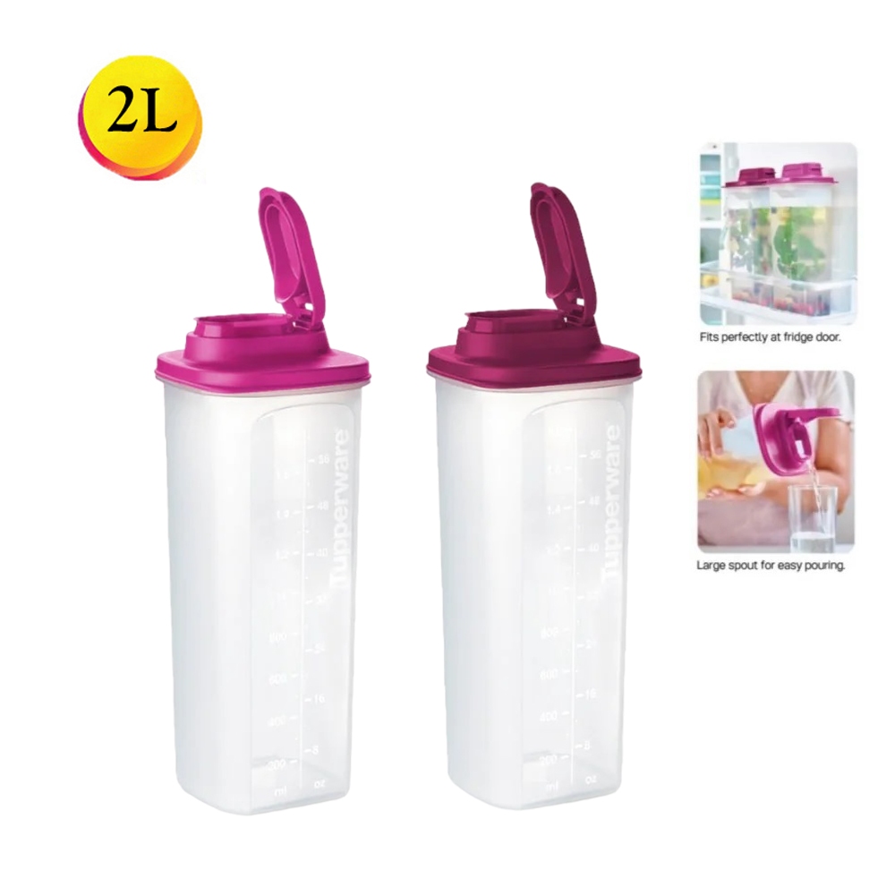 Authentic Tupperware 2L Fridge Water Bottle ( New ) ★ BPA Free ★ Local ...