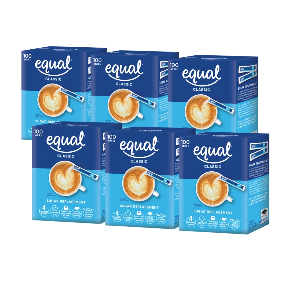 Equal Classic Sachet 100s x 6 | Shopee Singapore