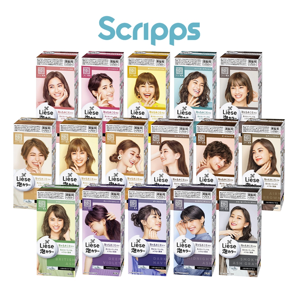 Liese Design / Natural Series Creamy Bubble Hair Dye Hair Color (16 ...