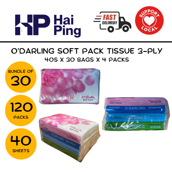 [SG] O'Darling Soft Pack Tissue Pocket Tissue Tissue Paper Tissue Pouch ...