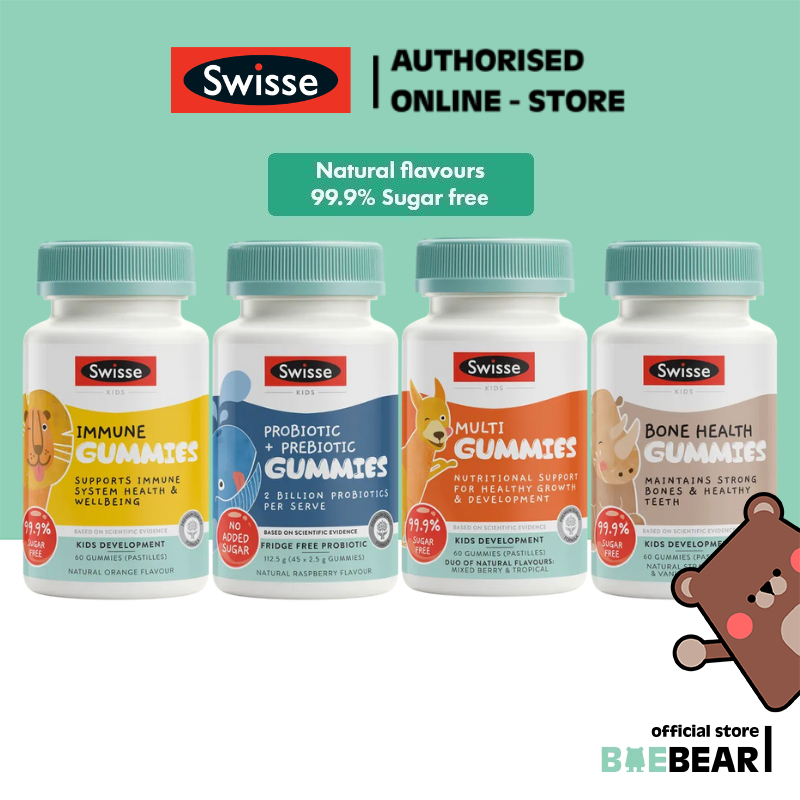 Swisse Kids Gummies | Tabs, Fish Oil / Rest+Restore / Probiotic ...