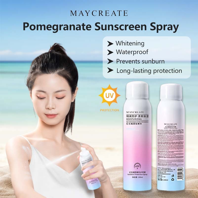 Maycreate Pomegranate Sunshine Spray Sunscreen Spray Whitening UV ...