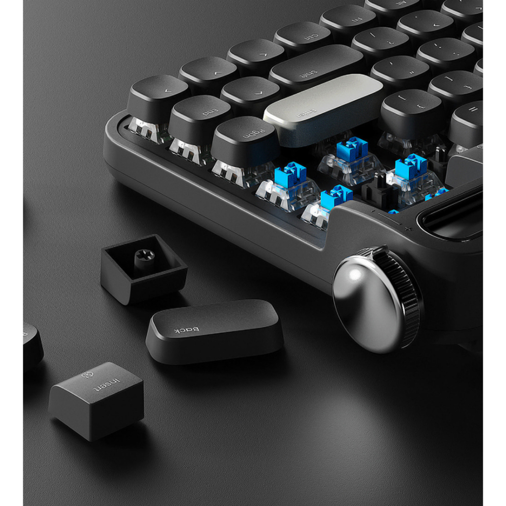 [Actto] BLUETOOTH MINI MECHANICAL KEYBOARD B703 Blue light background ...