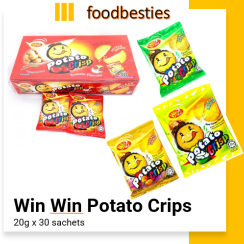 Win Win - Potato Crisp 600G - 20G x 30 sachets | Shopee Singapore