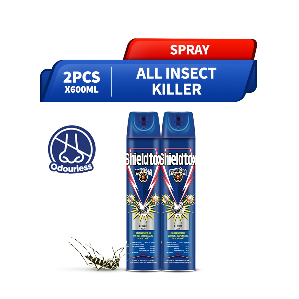 [Bundle of 2] Shieldtox PowerGard All Insect Killer 600ML | Shopee ...