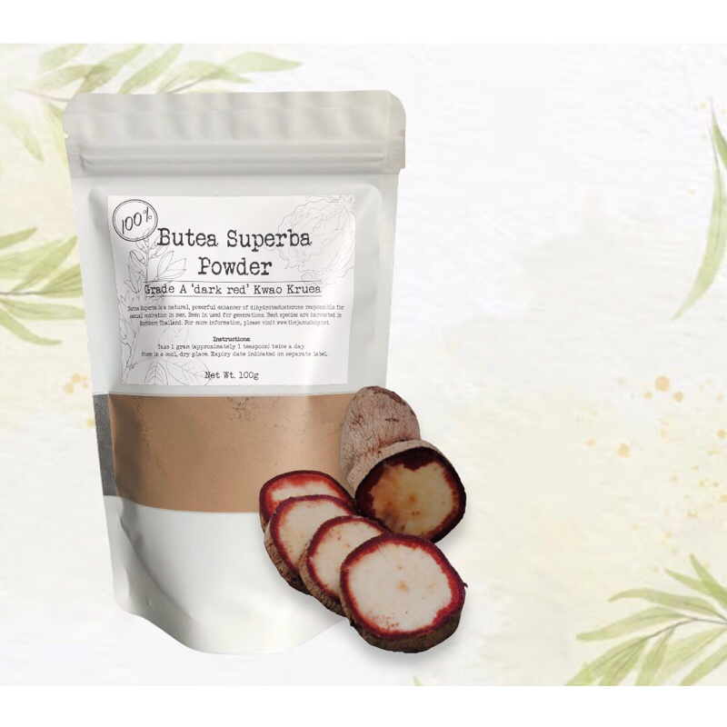 100% Thai Origin Red Butea Superba powder 100 grams ( not extract ...