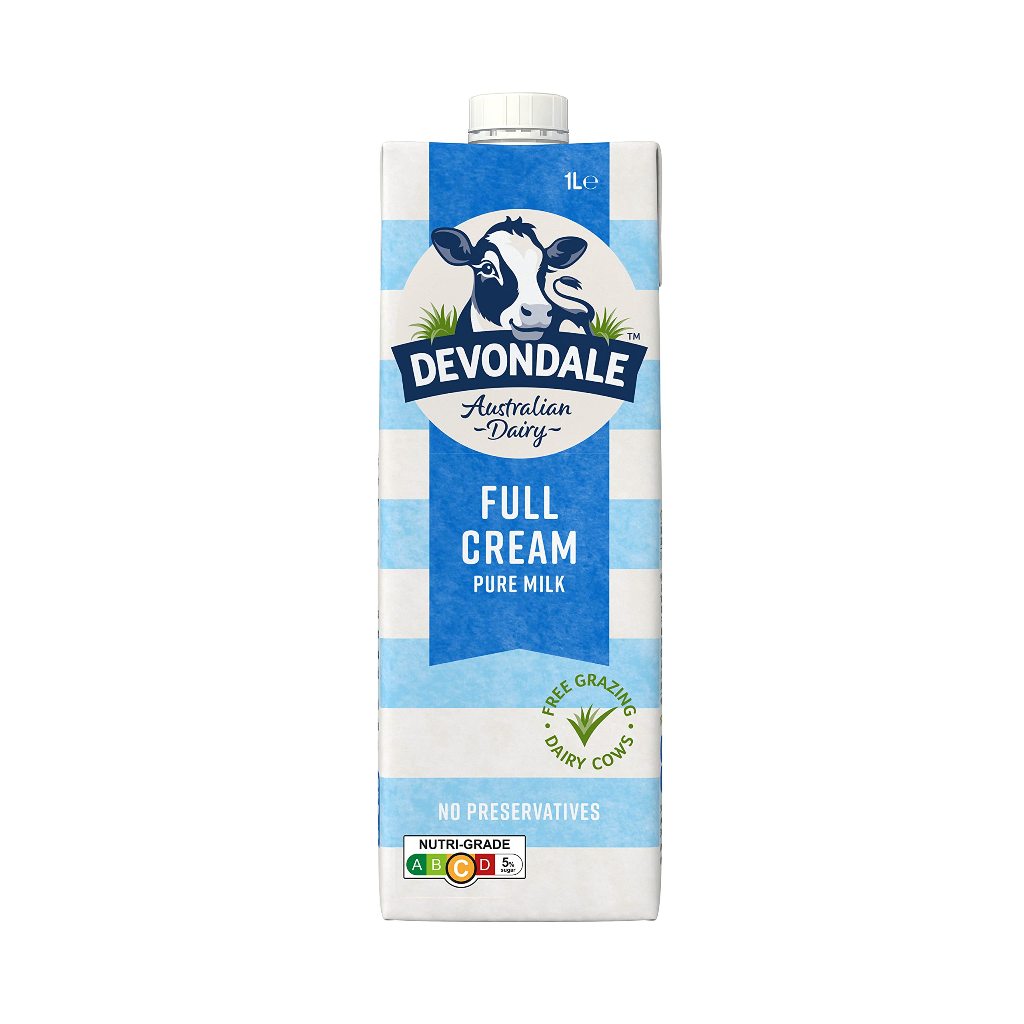 Devondale UHT Full Cream Pure Milk 1L | Shopee Singapore