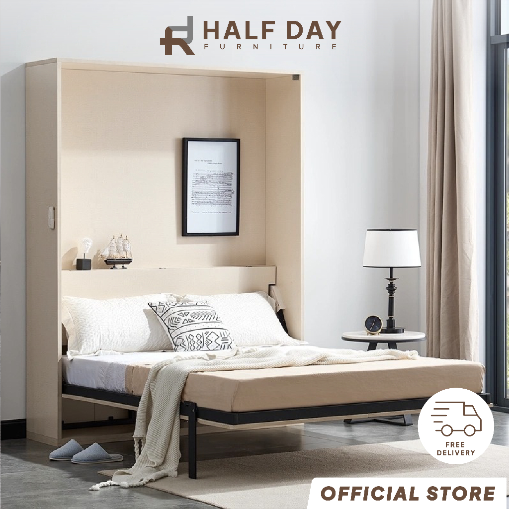 [Pre-order] Halfday - Electric Invisible Wall Bed For Apartment ...
