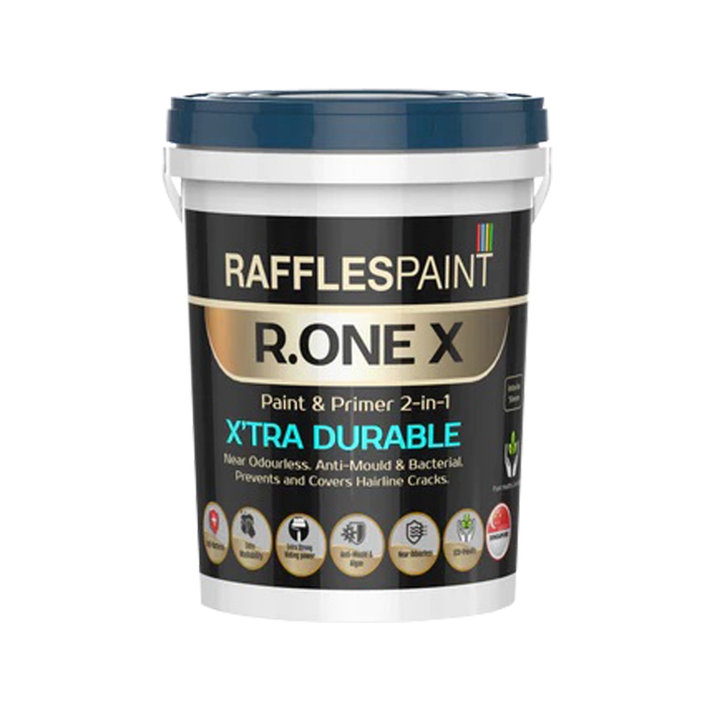 R.One X [All-Colours] X'Tra Durable Anti-Bacterial Paint & Primer 2-in ...