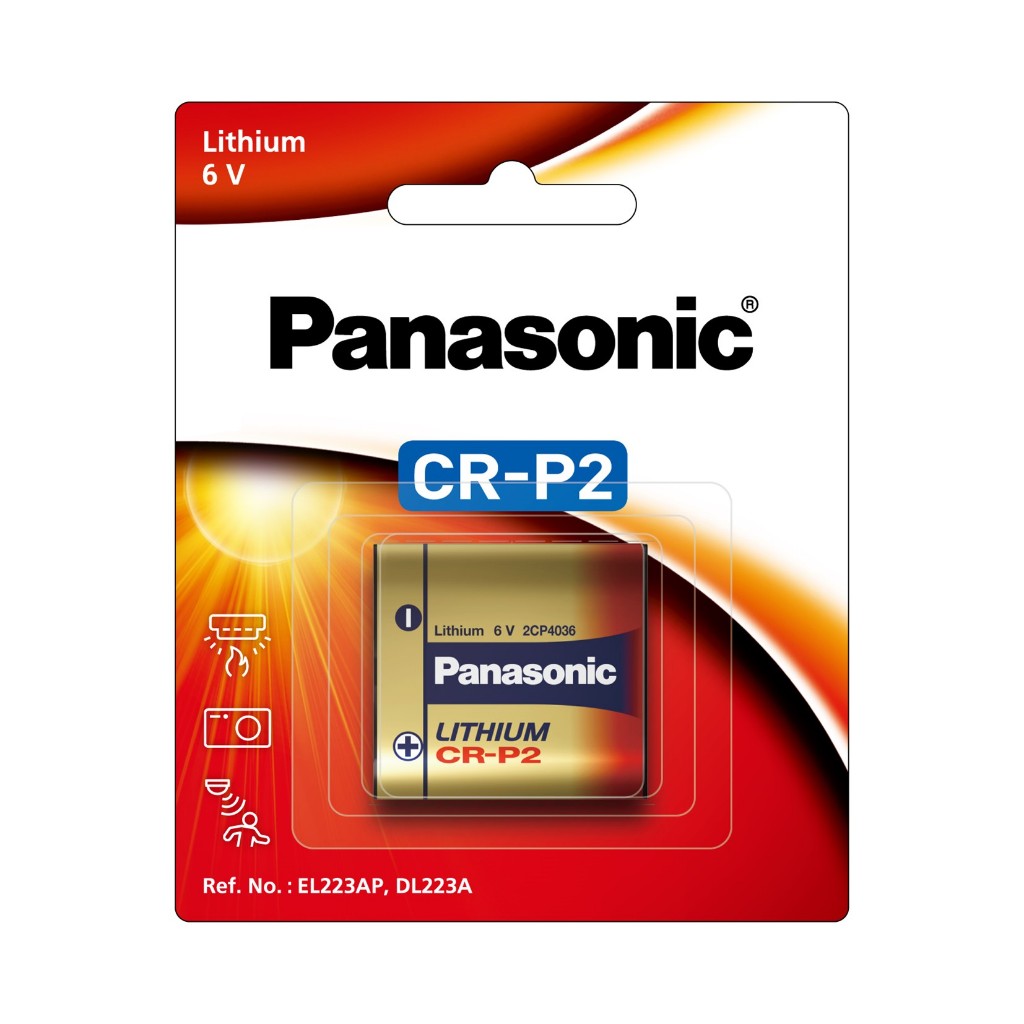 Panasonic CR P2 CR-P2 Photo Power 6V Lithium Battery | Shopee Singapore
