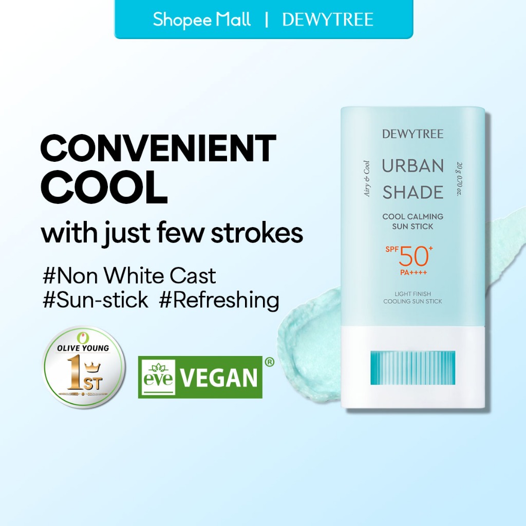 [DEWYTREE] URBAN SHADE Calming & Cooling Sun Stick with Niacinamide ...