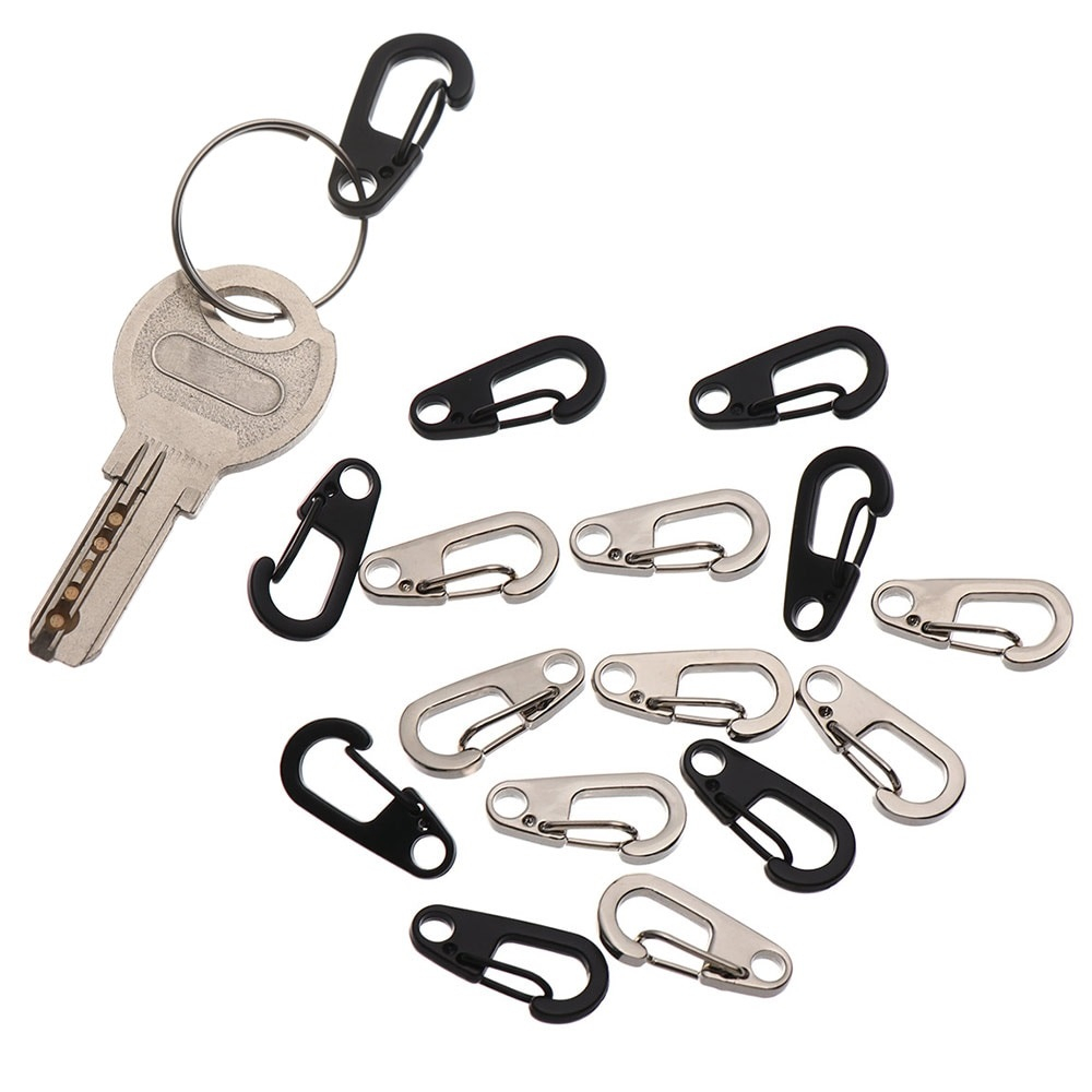 Mini Carabiner Keychain Hook Grip 3cm Keys Attachment Holder Organizer ...