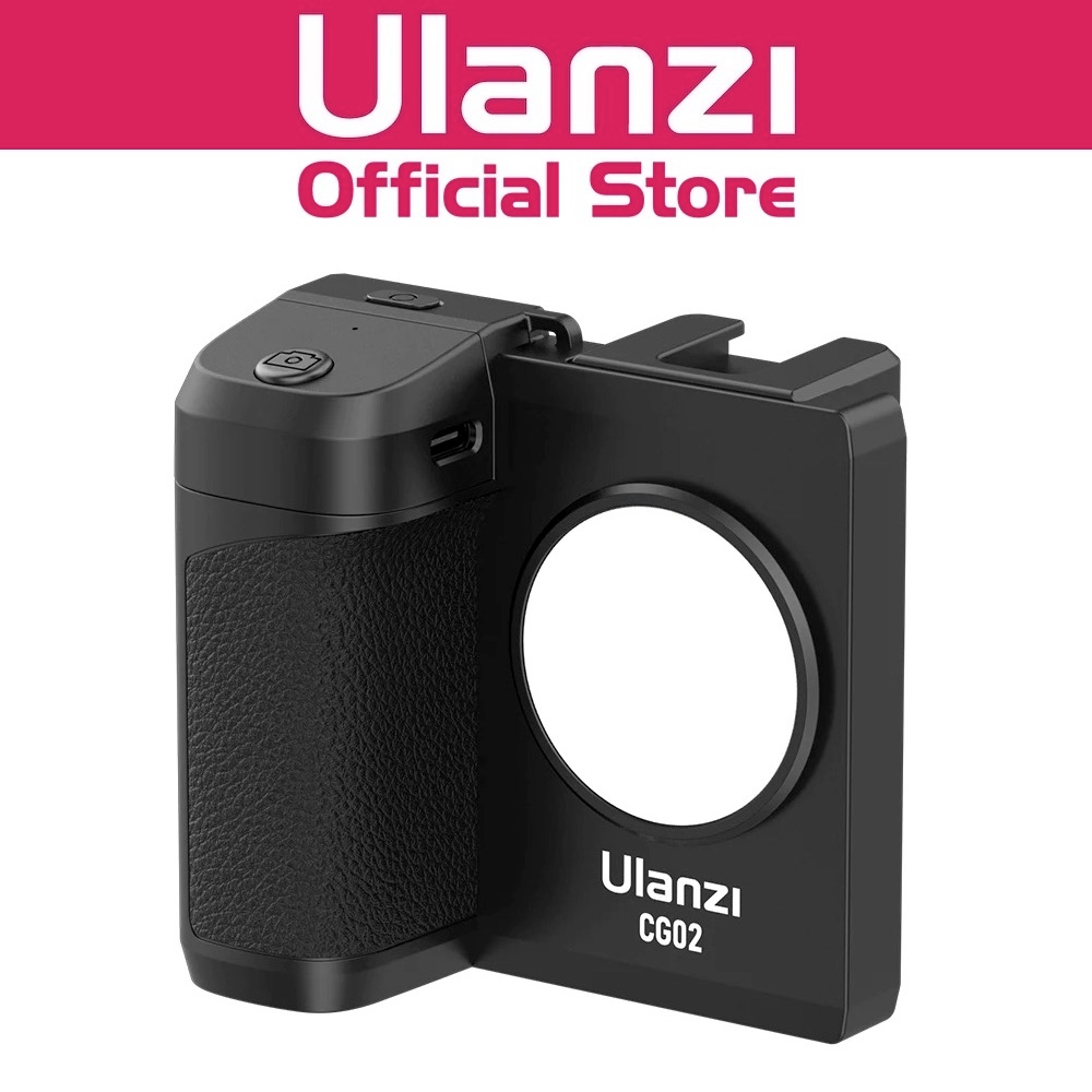 ULANZI CG02 CapGrip II Wireless Bluetooth Remote LED Light Phone Holder ...