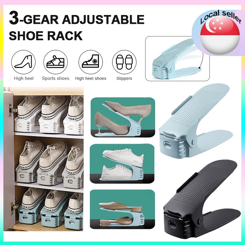 🇸🇬【SG stock】Adjustable Upgraded Shoe Organizer Space Save Shoe Rack ...