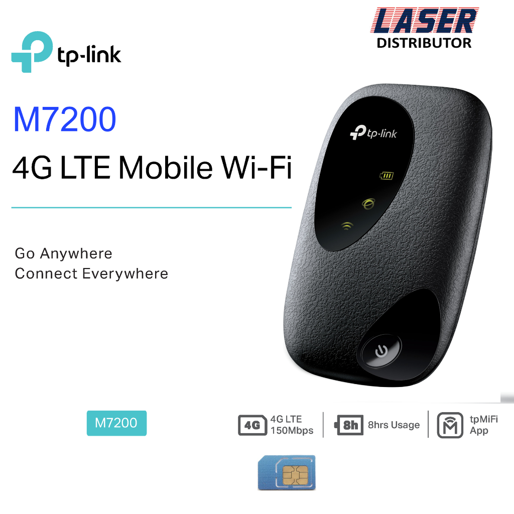 TP-Link M7200 4G LTE Mobile Mi-Fi HotSpot Router | Shopee Singapore