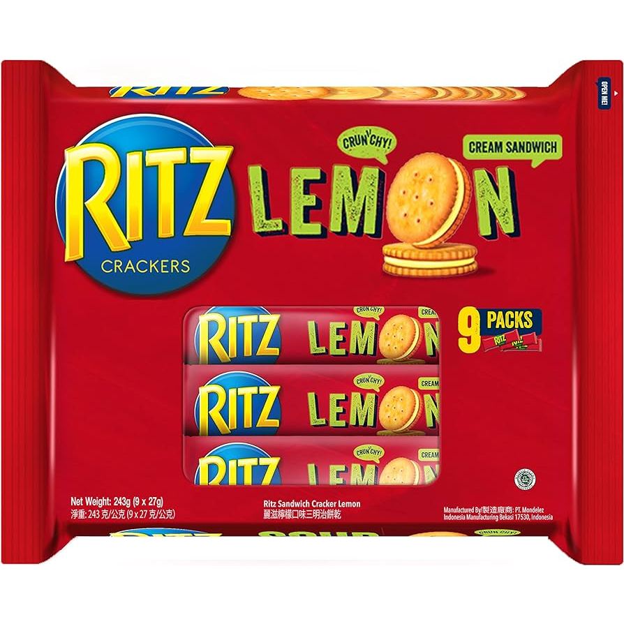 Ritz Sandwich Lemon Biscuit 243g (9s x 27g) | Shopee Singapore
