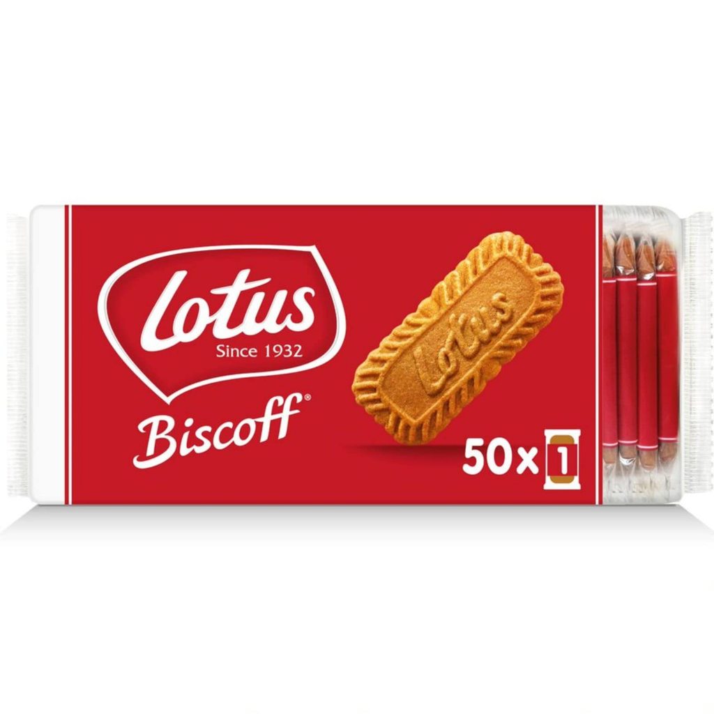 Lotus Biscoff Original Caramelized Biscuits (50 packs) 312.5g | Shopee ...