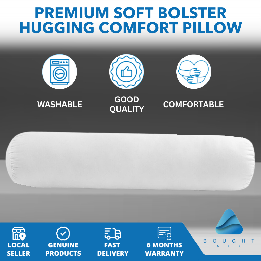 Premium Soft Hugging Bolster - Washable, Polyester Fiber Filling ...