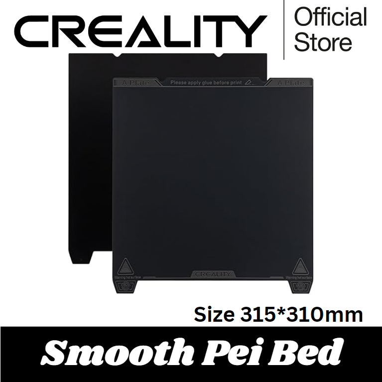 Creality K1 Max Smooth PEI Build Plate Kit, Flexible Spring Steel Platform with Smooth PEI ...