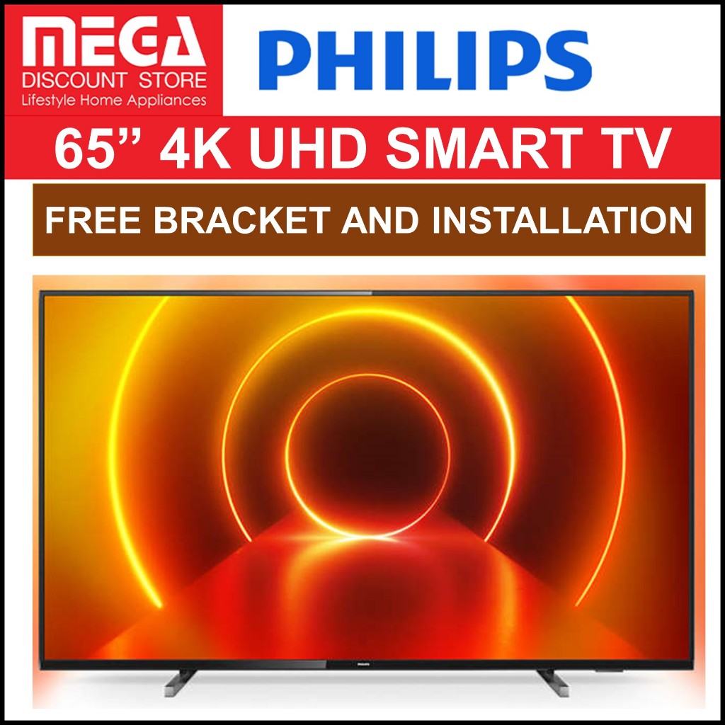 PHILIPS 65PUT7805 65" 4K SMART LED TV | Shopee Singapore