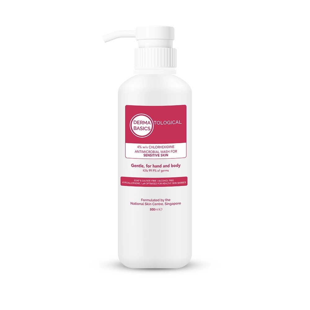 Basics 4% Chlorhexidine Antimicrobial Wash 500ml | Shopee Singapore