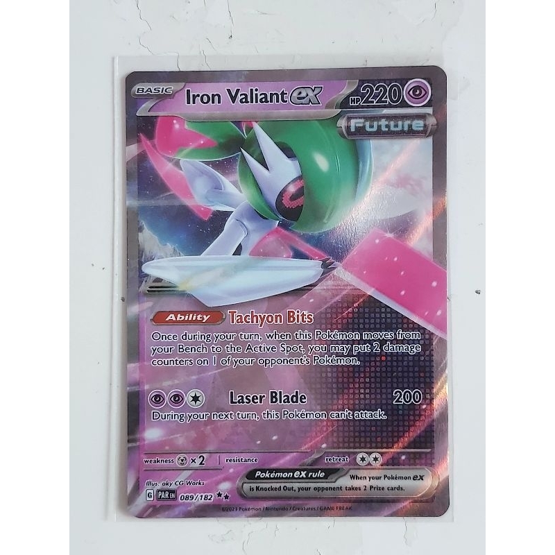 Pokemon iron valiant ex paradox rift card | Shopee Singapore