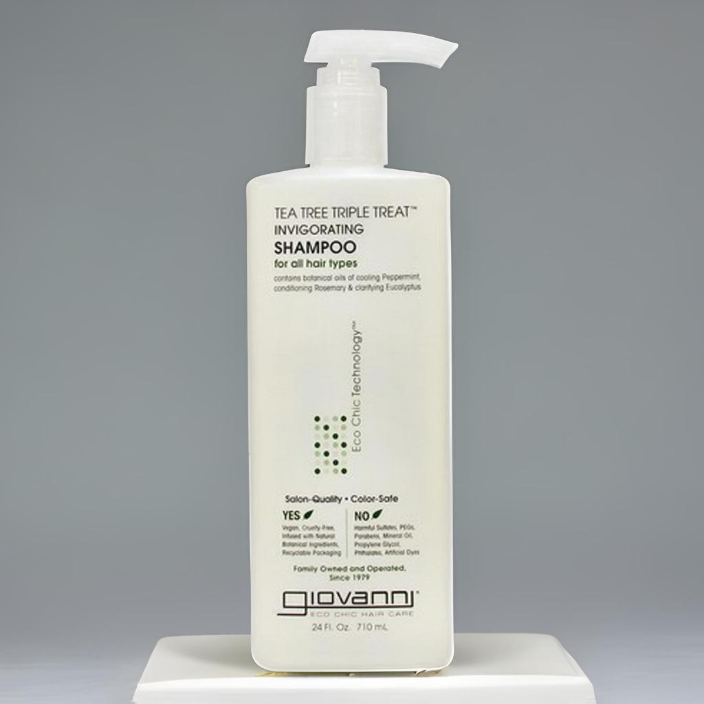 Giovanni Tea Tree Triple Treat Invigorating Shampoo 710ml | Shopee ...