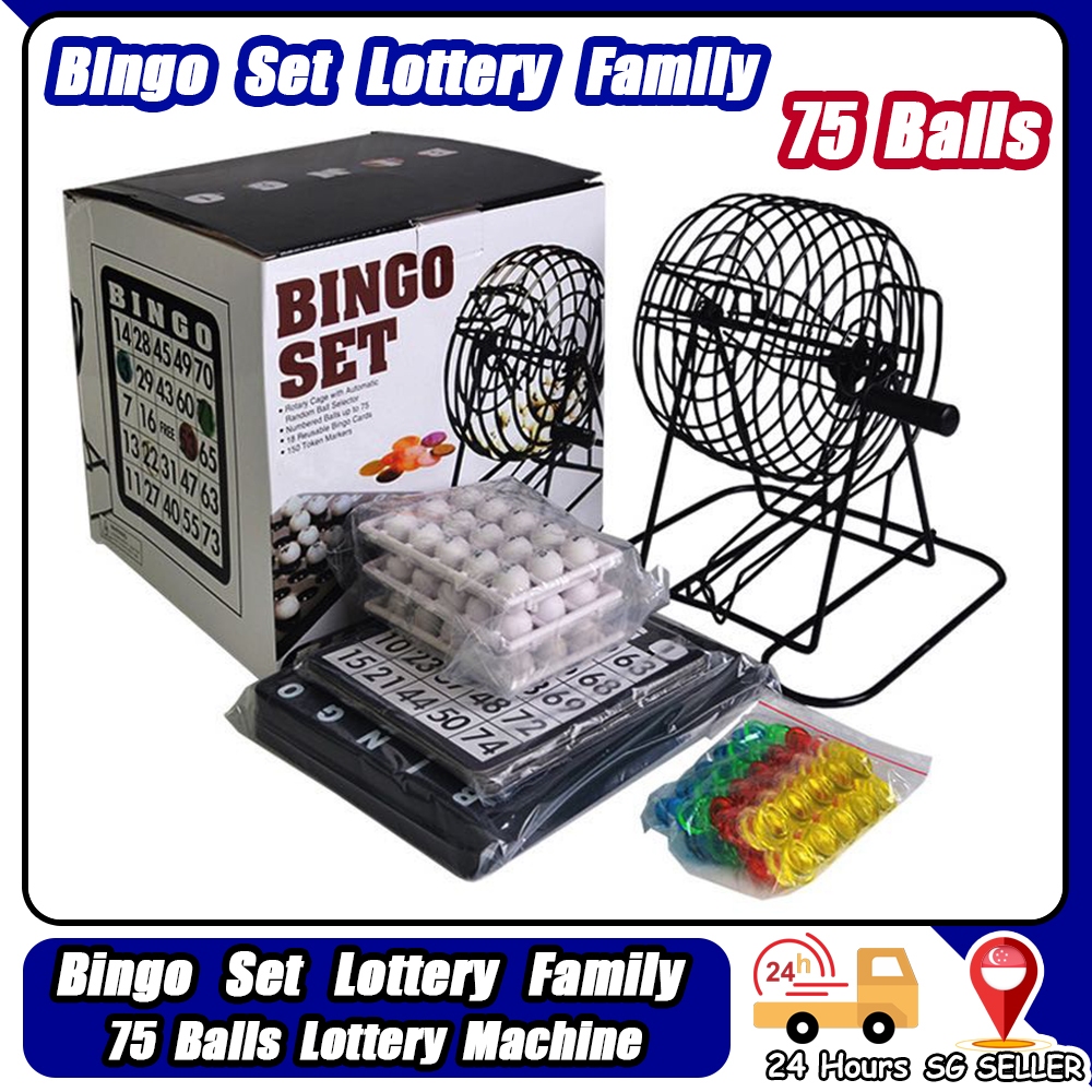 🇸🇬 ReadyStock🔥 Bingo Set /Board games for family Traditional Lottery ...