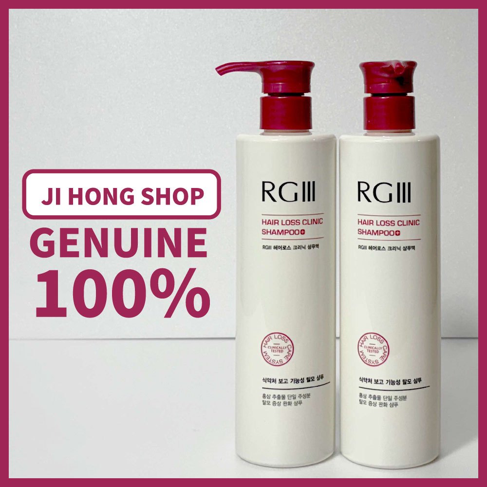 [ SOMANG ] RG3 RGIII Hair Loss Clinic Shampoo ( 520ml + 520ml & 1000ml + 1000ml ) | Shopee Singapore