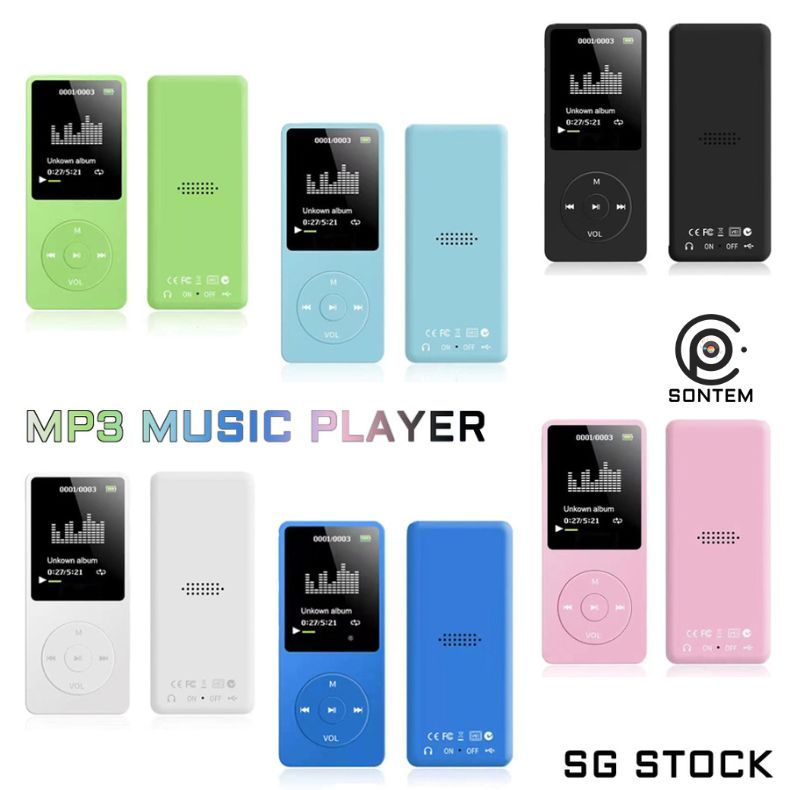 {SG Seller} MP3 Music Player FM Radio Portable Music Player HiFi Sport ...