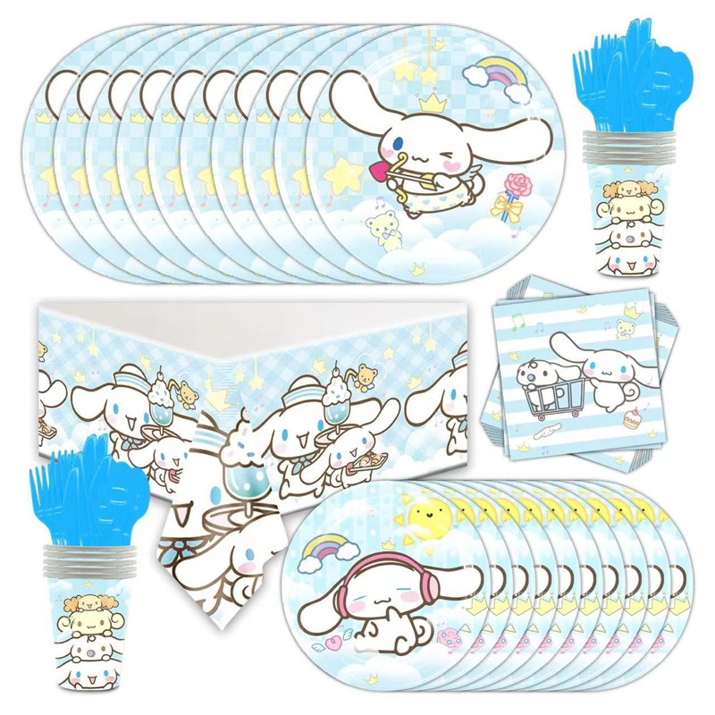 [SG Seller] Sanrio Cinnamoroll Party Supplies Paper Plates Cups Girl ...