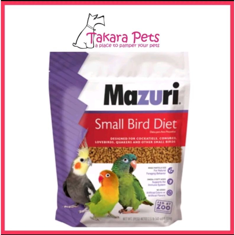 Mazuri Small Bird Maintenance Diet 25lbs | Shopee Singapore