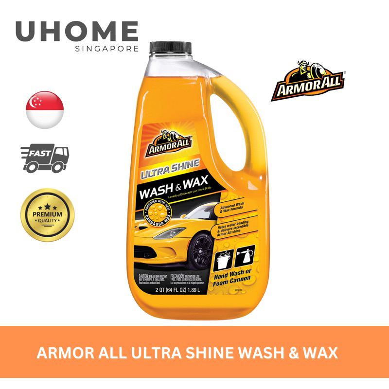Armor All Utra Shine Wash & Wax Car Shampoo 64 Fl Oz (1.89L) | Shopee ...