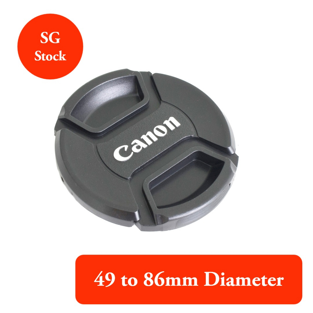 Canon Front Lens Cap Cover | Shopee Singapore