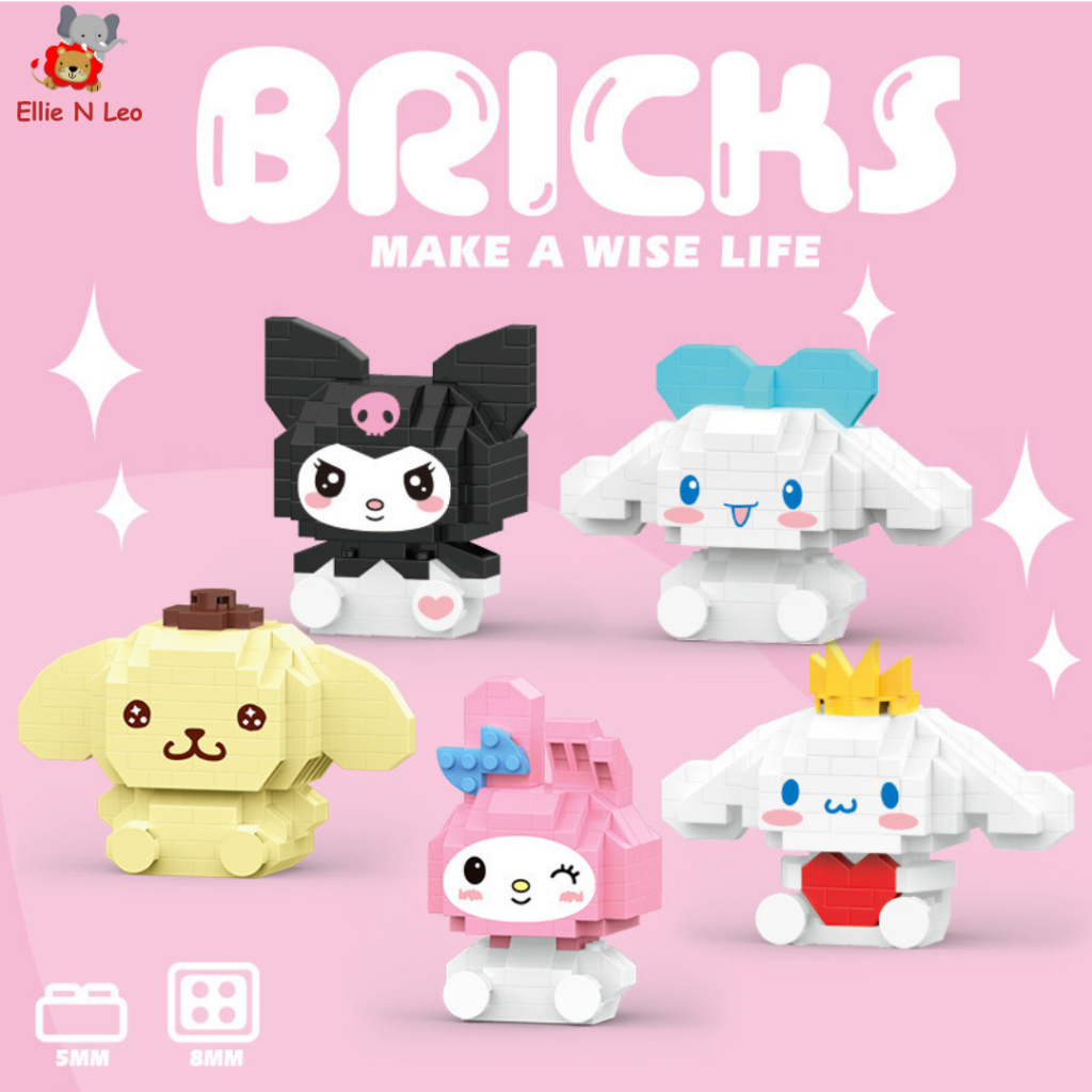 [SG Stock] Sanrio Series Nano Block Building Bricks Toys | Shopee Singapore
