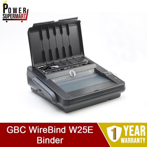 GBC WireBind W25E Office Electric Binder. A4 Document Size. Auto ...