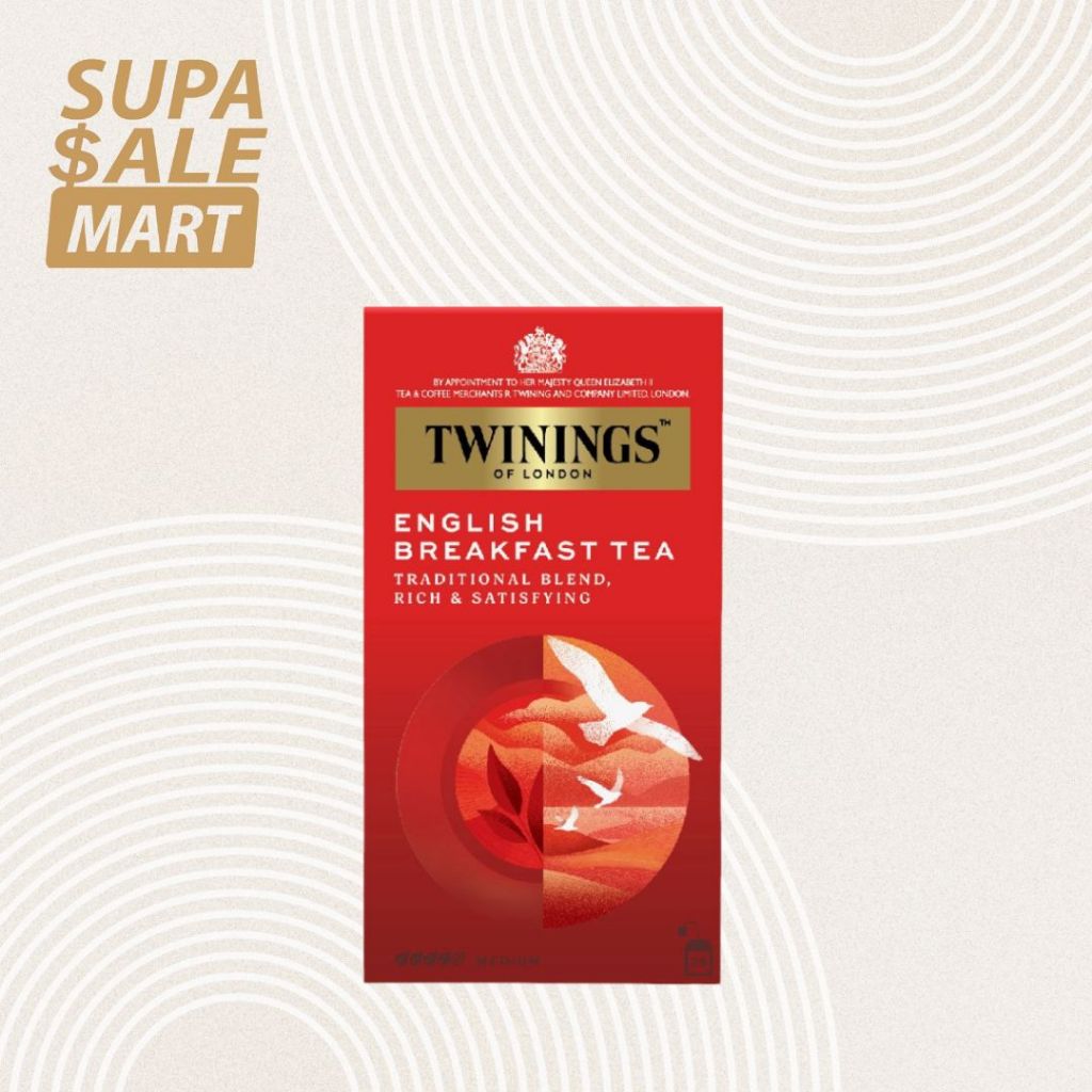 TWININGS Traditional English Breakfast Tea 25 x 2g | Shopee Singapore
